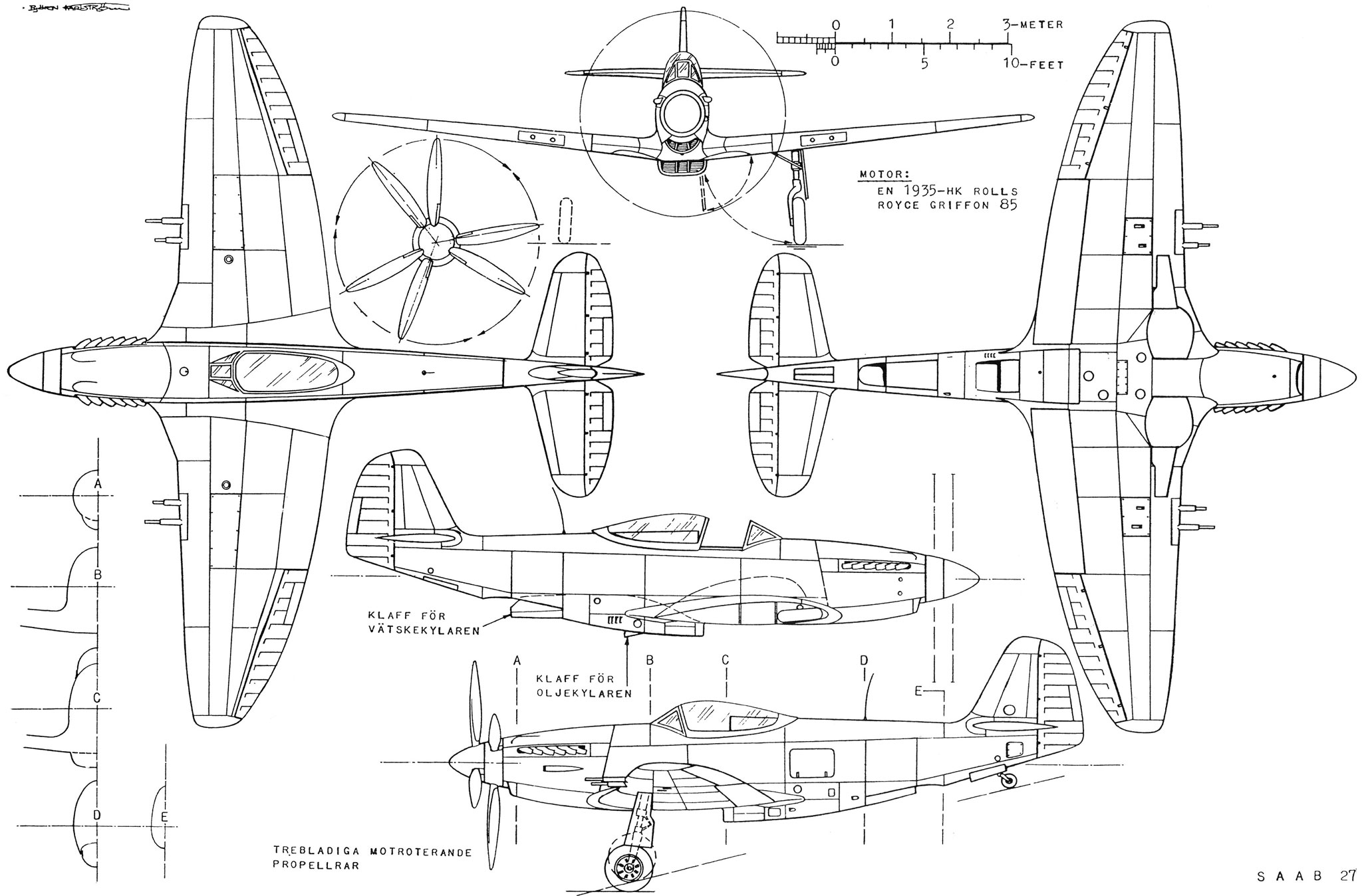 PROJEKT L 27 – SAAB L-27 – Svensk Militär Flygplanshistorik